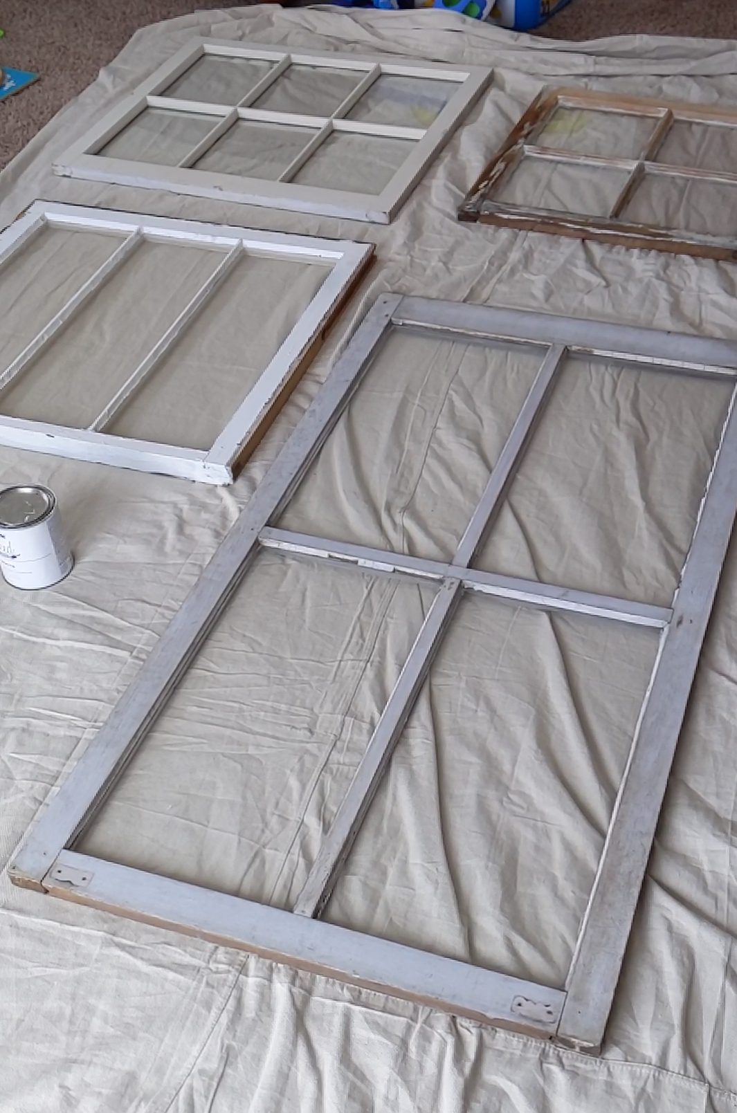 How to Repurpose Old Windows as Wall Decor - The Handcrafted Haven