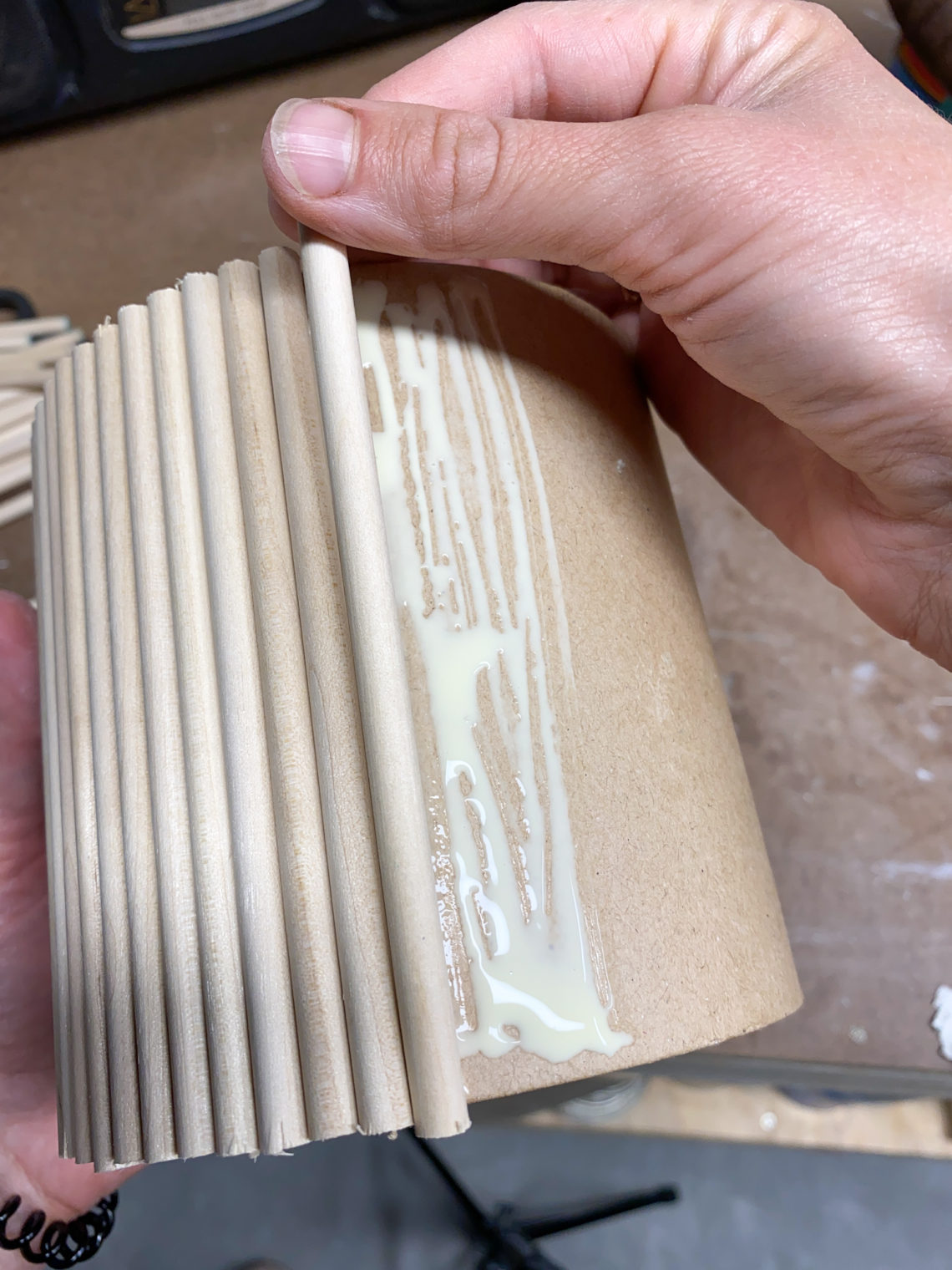 Easy to Make DIY Plant Risers and Dowel Planters - The Handcrafted Haven