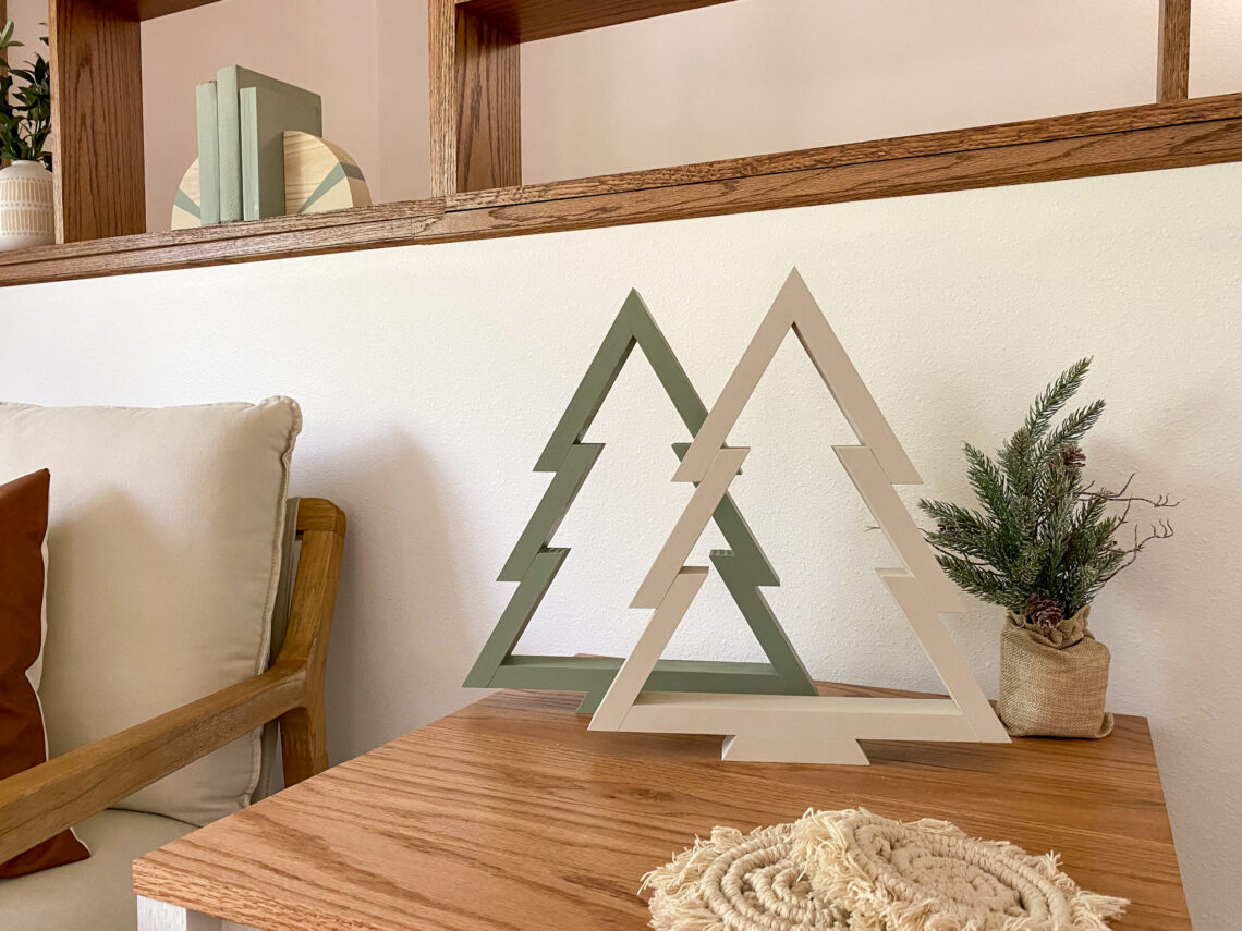 A Beautiful and Simple Christmas Decoration: DIY Wood Christmas Tree ...